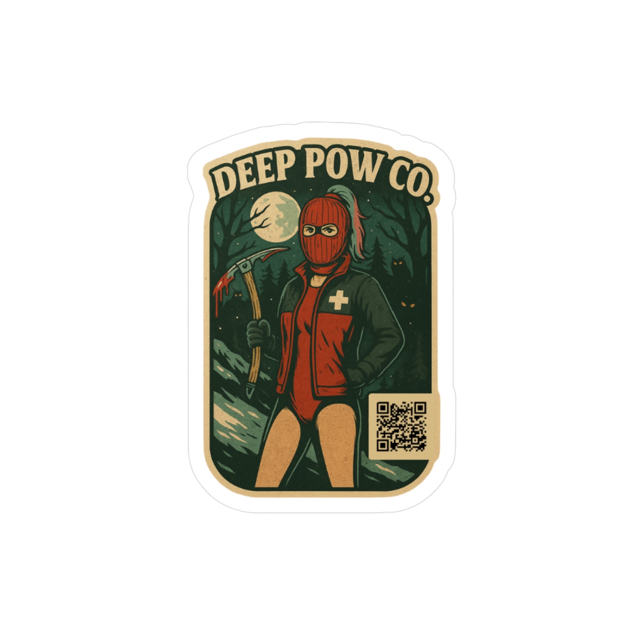 Deep Pow Co. Killer Sticker – Deep Powder Company